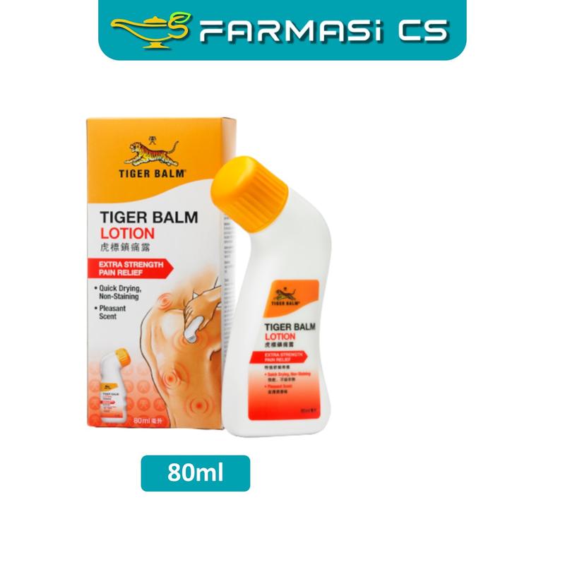 Tiger Balm Lotion Strong Pain Relief 80ml EXP:07/2027 [ Farmasi ...