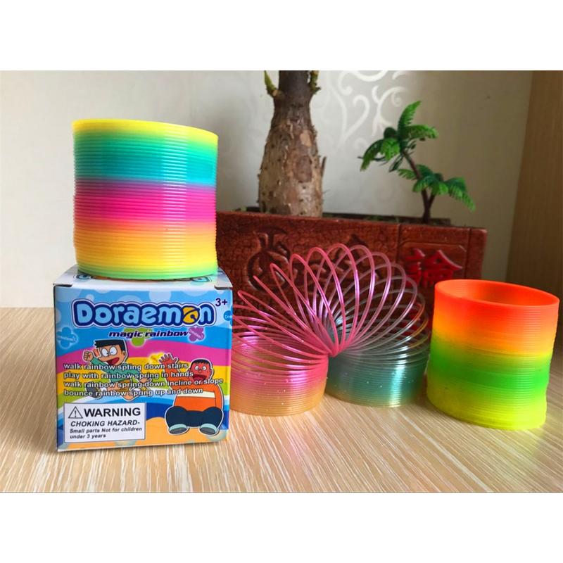 Kids Magic Plastic Smile Rainbow Spring Colourful Circle Coi - TikTok ...
