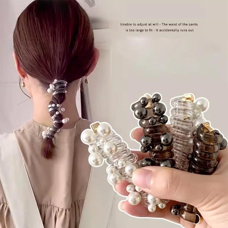 Ikat kepala mutiara fesyen, garis lurus, wayar telefon, keanjalan ...