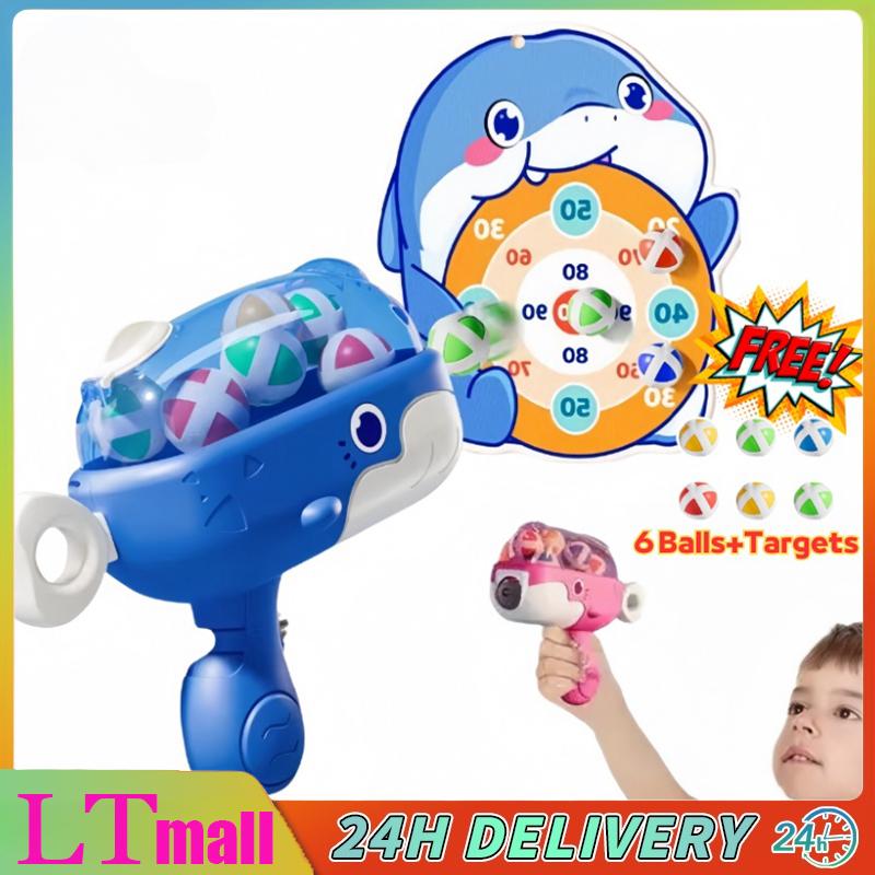 Kids' whale ball gun toy Kids' toy gun Sticky Ball Shooting toy ...