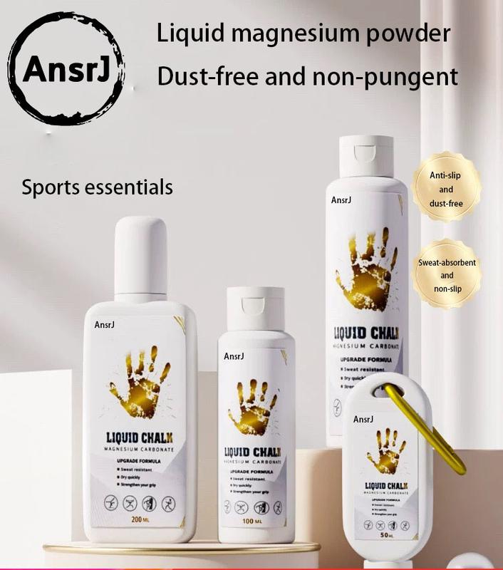 AnsrJ Liquid Chalk Liquid magnesium powder For Extra Grip Weightlifting, - TikTok Shop Philippines