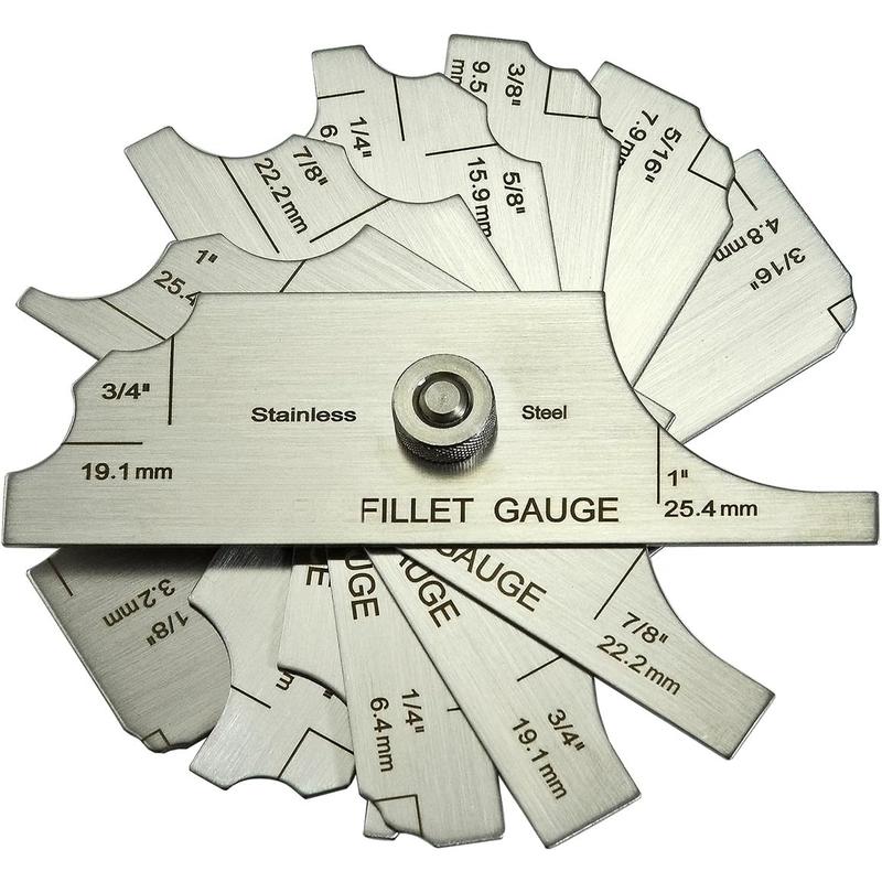 7 count Fillet Weld Set Gage MG-11 Rl Gauge Depth Gauges Welding ...