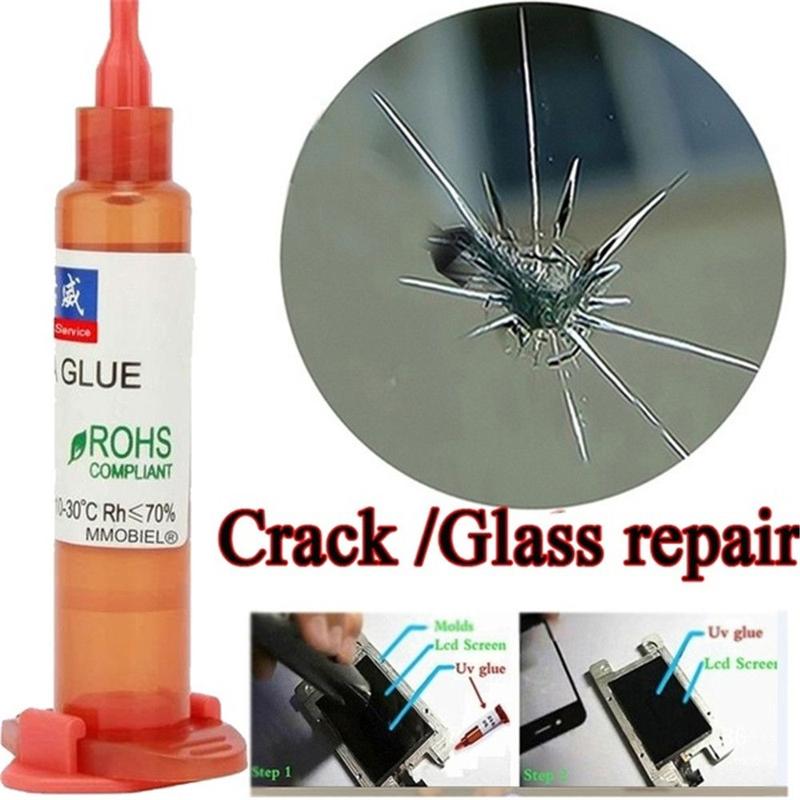 Gam UV Pembaikan Skrin Sentuh LCD DIY Optik, Pelekat Jelas, 5ml ...