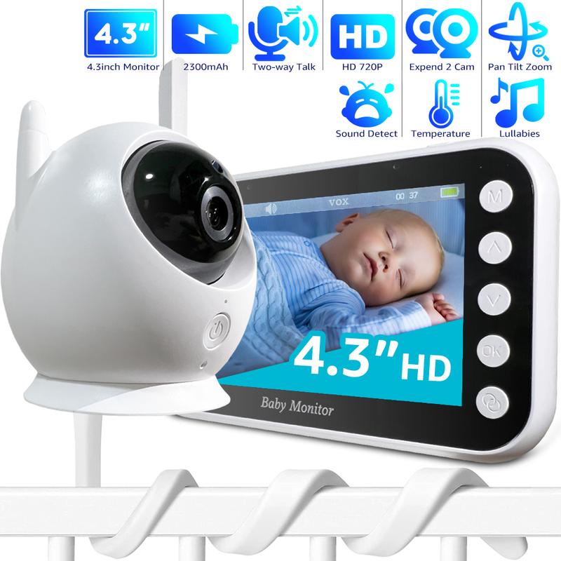 Monitor bayi dengan hayat bateri yang panjang, skrin 4.3 inci, - TikTok ...