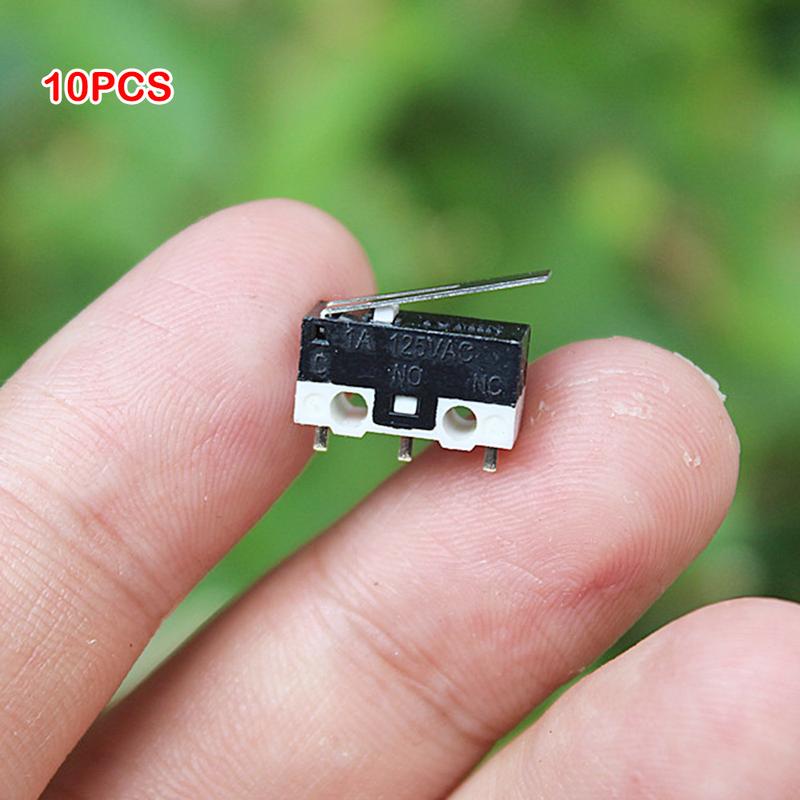 10PCS Mini Micro Limit Switch NO NC 3 Pins PCB Terminals 1A 125V ...