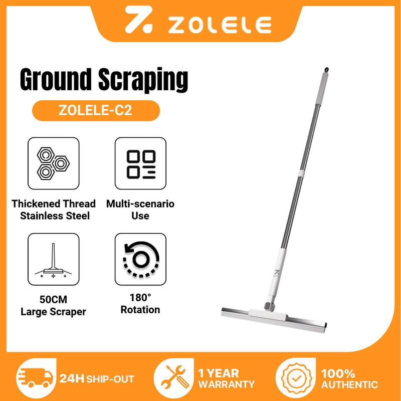 ZOLELE C2 50CM Rubber Blade Floor Tile Wiper 180 Rotating Magic ...