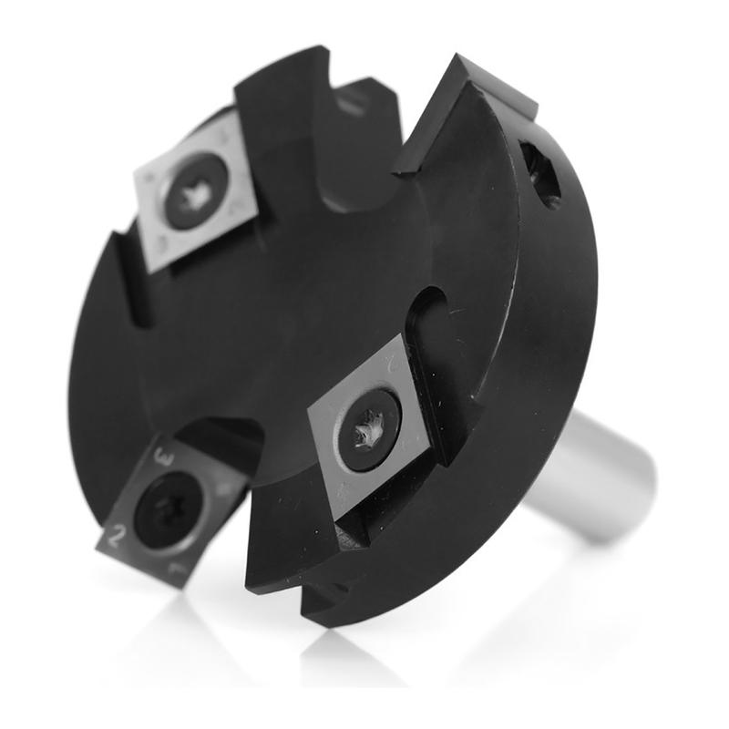 4-Flute Wood Planer Bit 12/12.7mm Shank Spoilboard Surfacing - TikTok ...