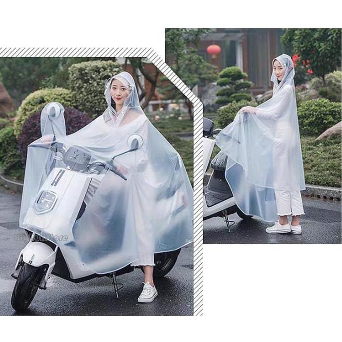 Jual Single 1 Lubang Jas Hujan Ponco Motor Full Body & Penutup Muka ...