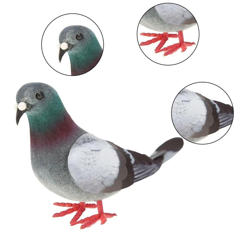 Simulation Foam Pigeon Model Fake Artificial Imitation Bird Garden ...