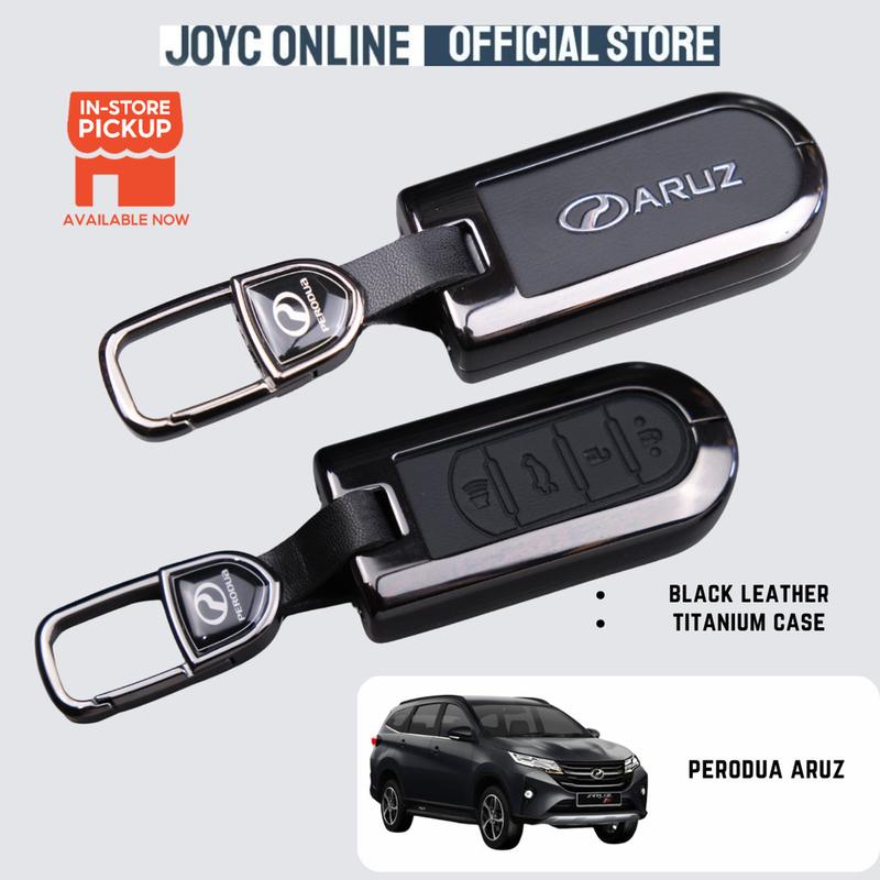 PERODUA ARUZ Leather + Titanium Keyless Remote Car Key Control - TikTok ...