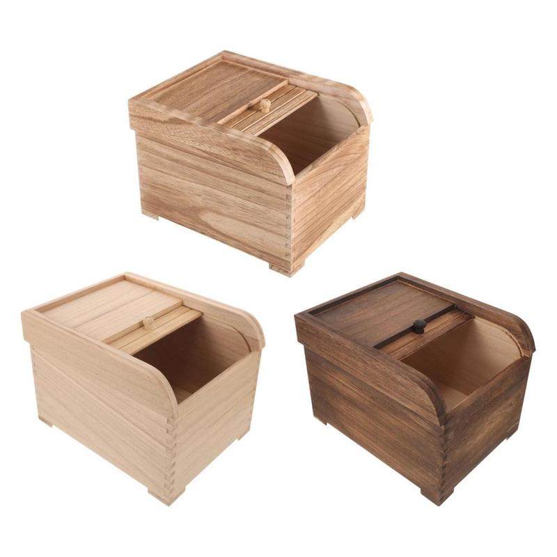 Wood Food Container Dry Storage Rice Container Box for Beans - TikTok ...