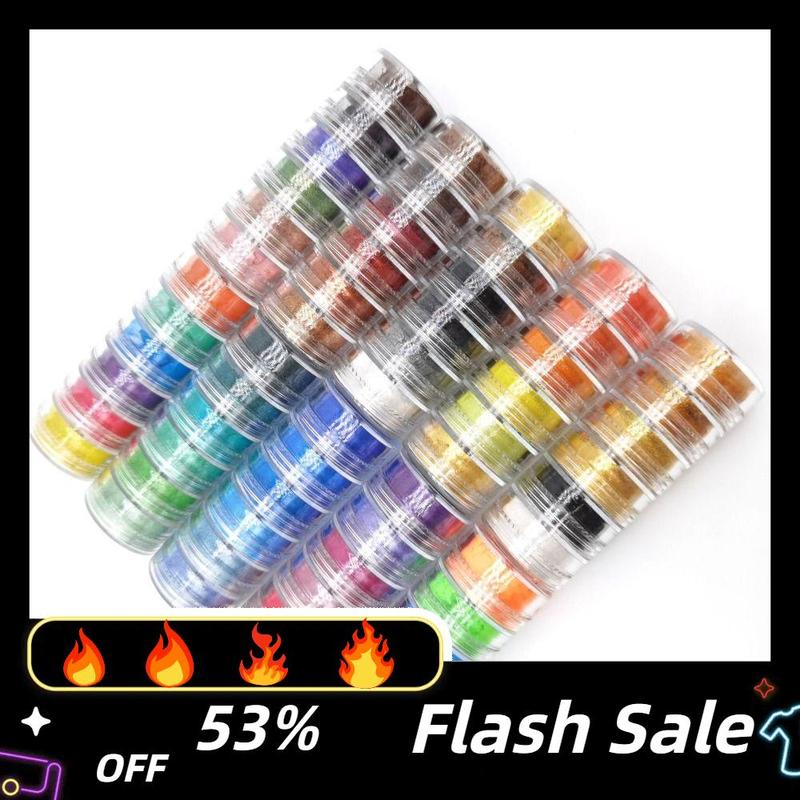 Set Acuan Resin, 6 Warna / Set, Serbuk Mika Berkilauan, Seni - TikTok ...