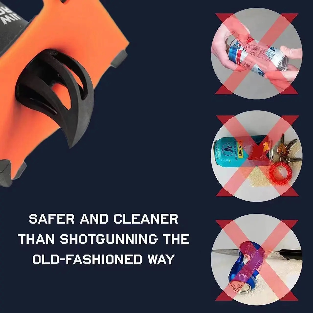 Innovative Shotgun Tool with Built-In Funnel, 2pcs Portable Creative ...