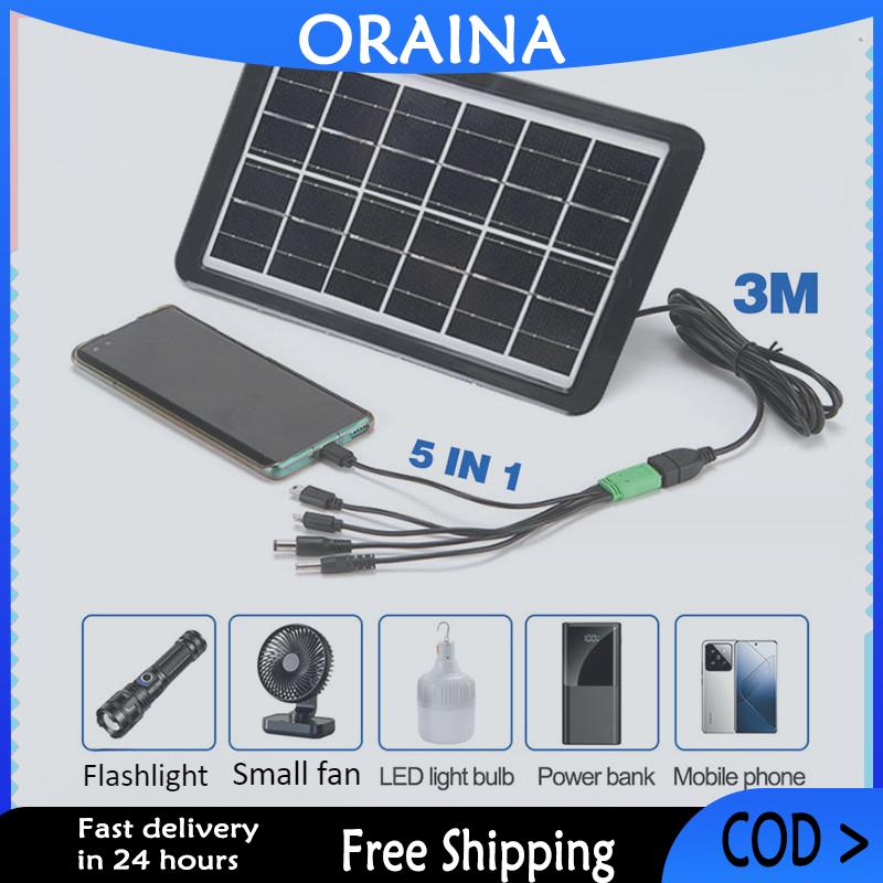 ORAINA High Quality Fast Charging 3W Solar Panels Charger With - TikTok ...