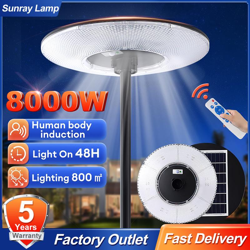 Solar street light 70000W UFO solar light IP67 outdoor waterproof ...