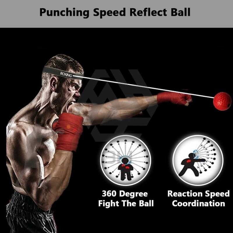 3H Fitness Boxing Fight Punching Reflex Ball 3 Difficulty Level ...