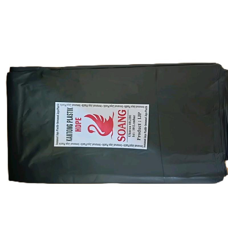 Kantong Sampah Merk Soang - Kantong Plastik Berat 50 Gram Sampah Hitam ...