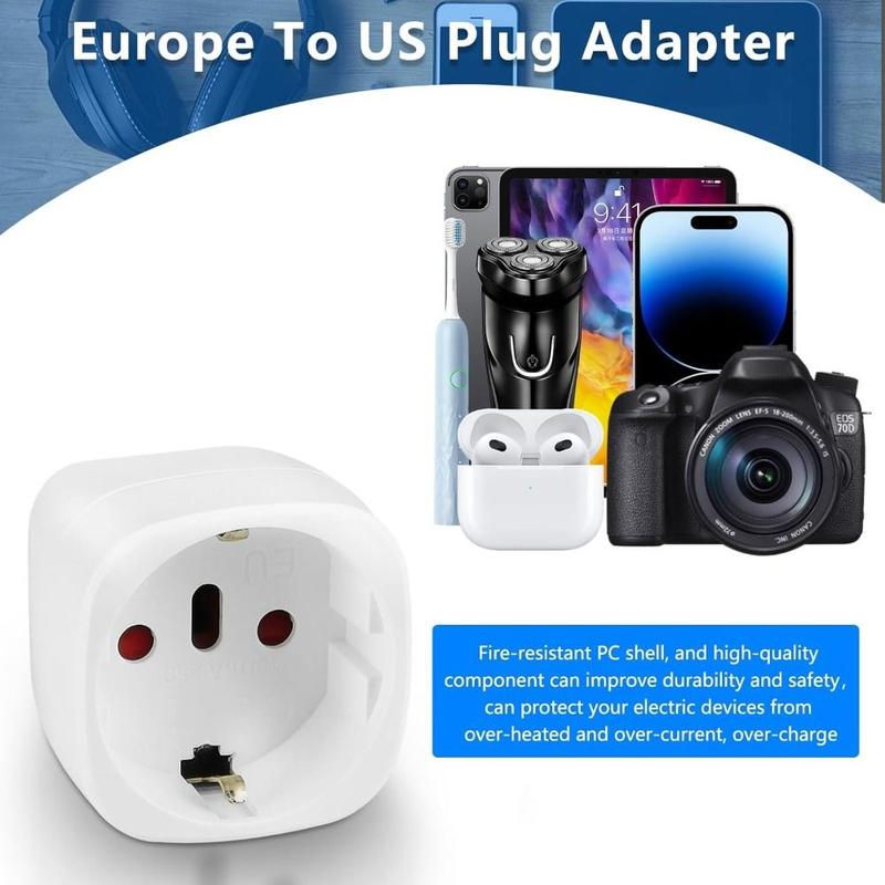 Portable Multi-Purpose EU Plug Adapter Universal Lightweight - TikTok ...
