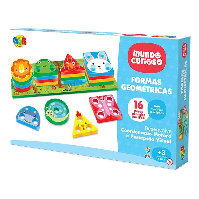FORMAS GEOMÉTRICAS ANIMAIS EM EVA - TikTok Shop Brazil