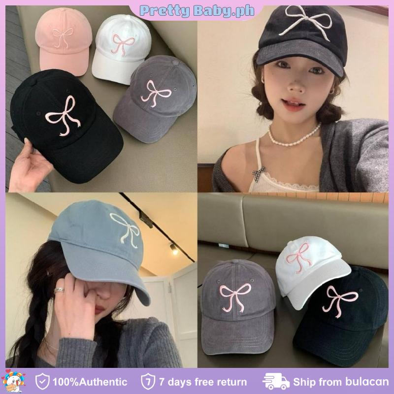 Ribbon Korean Baseball Cap Unisex Fashion Cap For Men And Women ...