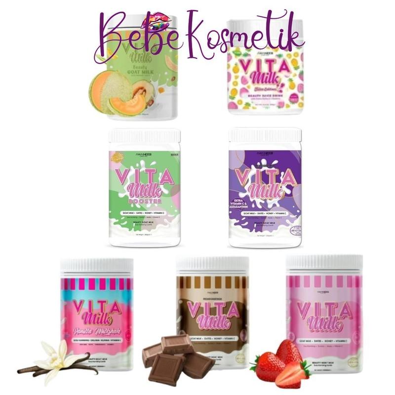 VITAMILK Booster 550gm | Honeydew Coklat Strawberry Grape Apple Vanilla ...