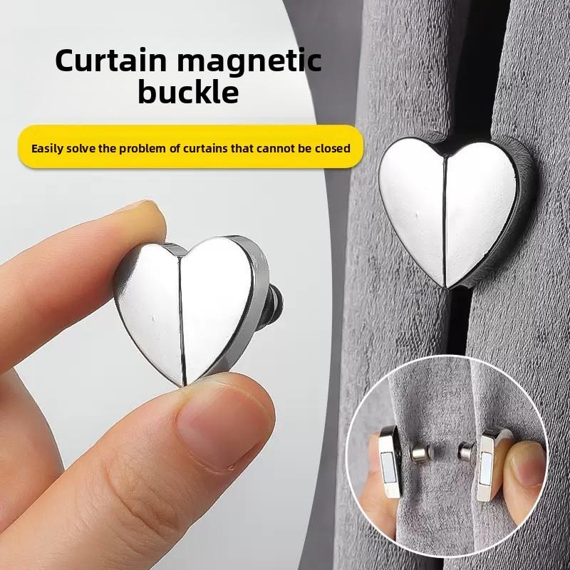 Gancu Tirai Berbentuk Hati, Magnet Kuat, Gancu Tirai Penutupan ...
