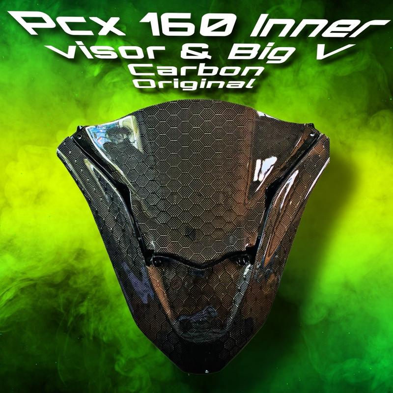 Pcx 160 Carbon Inner visor / Big V Original - TikTok Shop Philippines