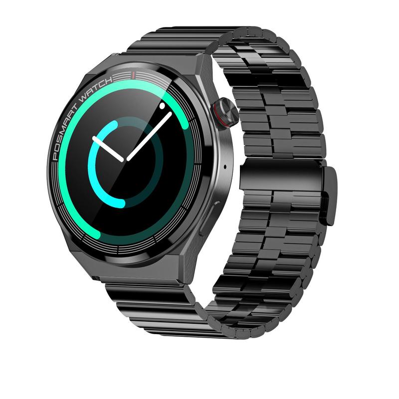 Jam Tangan Pintar Sukan, Porsche T3pro, Skrin Bulat, 1.45 inci ...