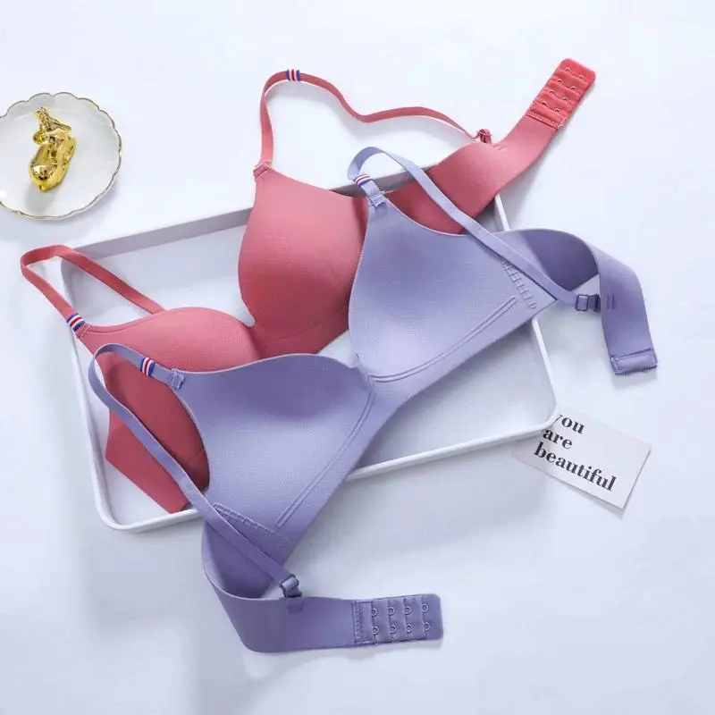 Simple One-Piece Light Bra - Thin Seamless Comfort for Small Chest - No ...