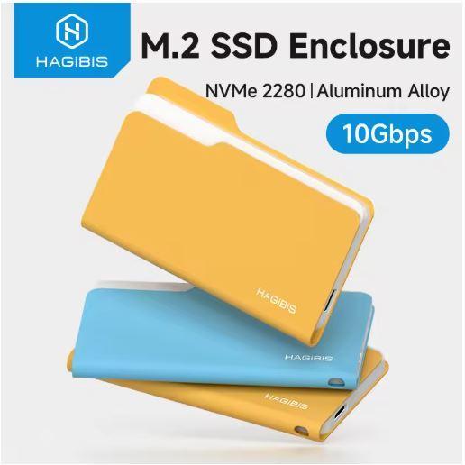 Promo Hagibis M.2 SSD Enclosure 10Gbps USB 3.2 Gen 2 to NVMe PCI-E ...