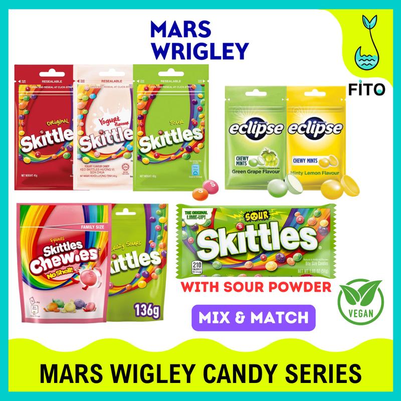 MARS WRIGLEY CANDY - SKITTLES / ECLIPSE - TikTok Shop Singapore