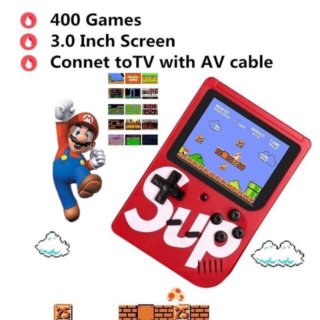Konsol Permainan Poket Mini Retro, 3-Inci, 400 Dalam 1, Gameboy ...