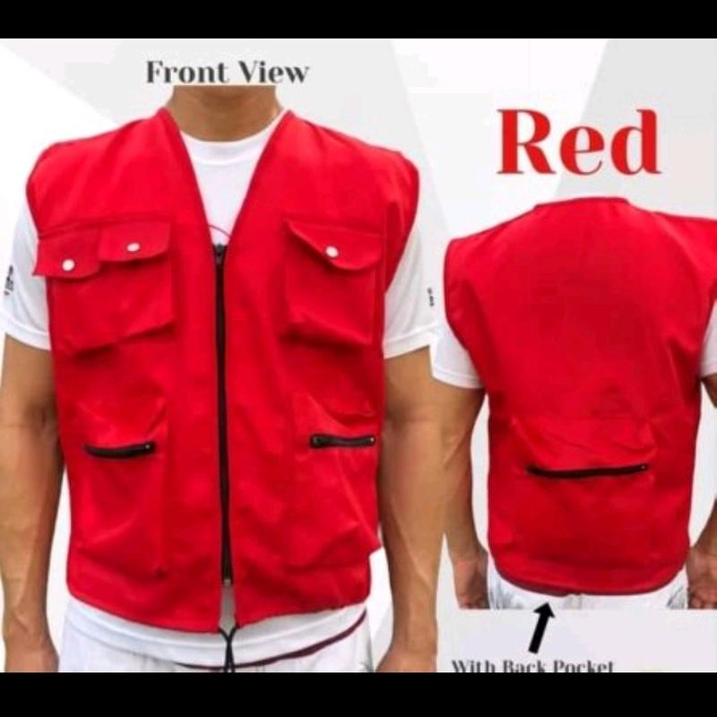 Chaleco Vest Election Vest,Toda,Tanod,Brgy Chairman Full Pocket ...