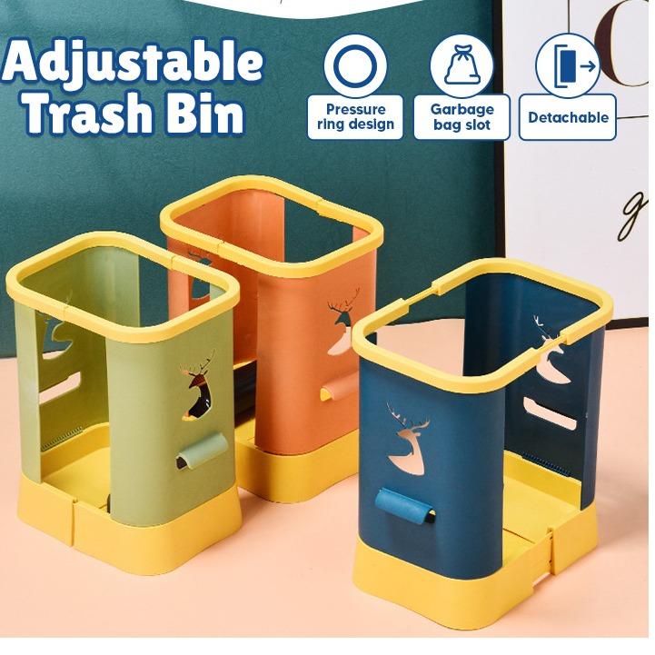 [CLEARANCE] Hanging Dustbin With Flexi Adjustable Holder Rubbish ...