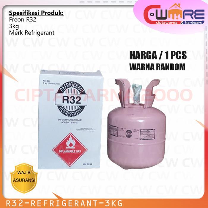 Freon R32 Refrigerant tabung Freon AC + Can tap 3 Kg - 9.5kg - Shop ...