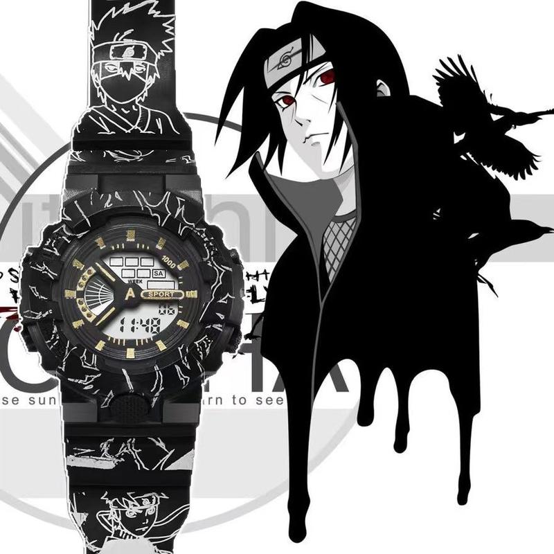 Jam Tangan Pelbagai Fungsi, Berjenama bersama Naruto, Gaya Kartun ...