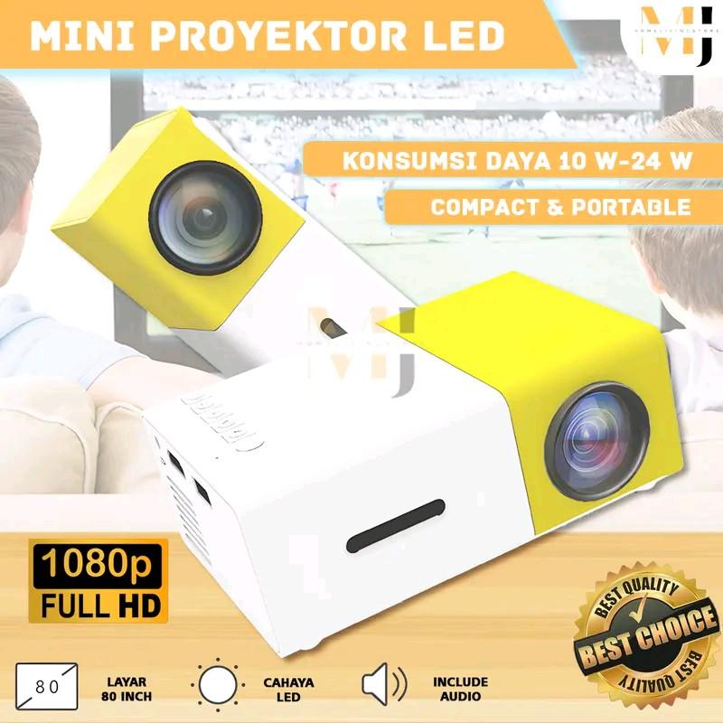 proyektor Mini Full HD with TF HDMI AV USB Port Jarak Lempar - Shop ...