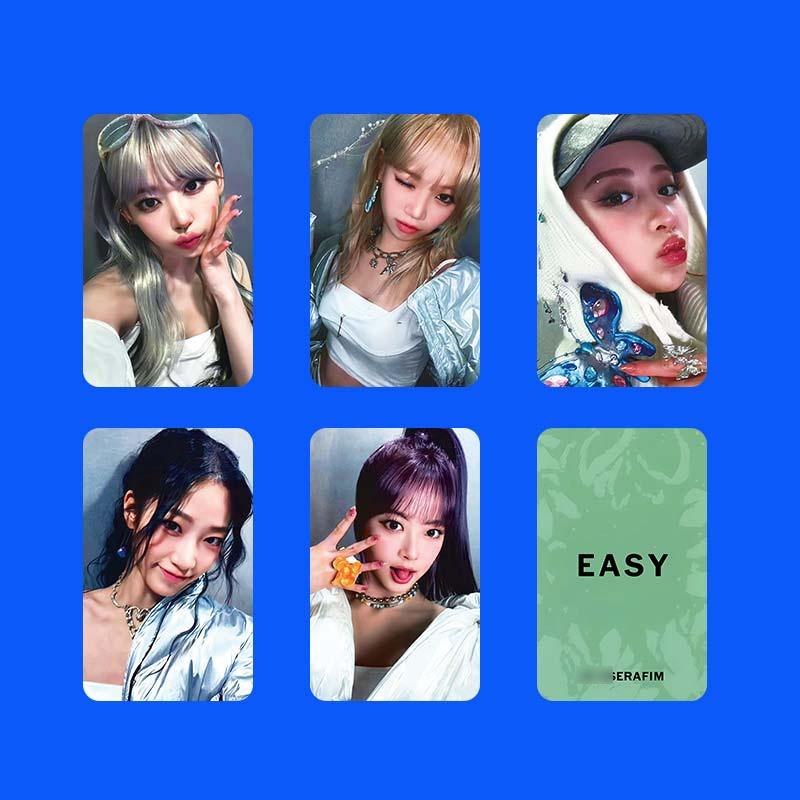 LESSERAFIM Album EASY Busan Lucky Draw PhotoCard Chaewon Kazuha ...