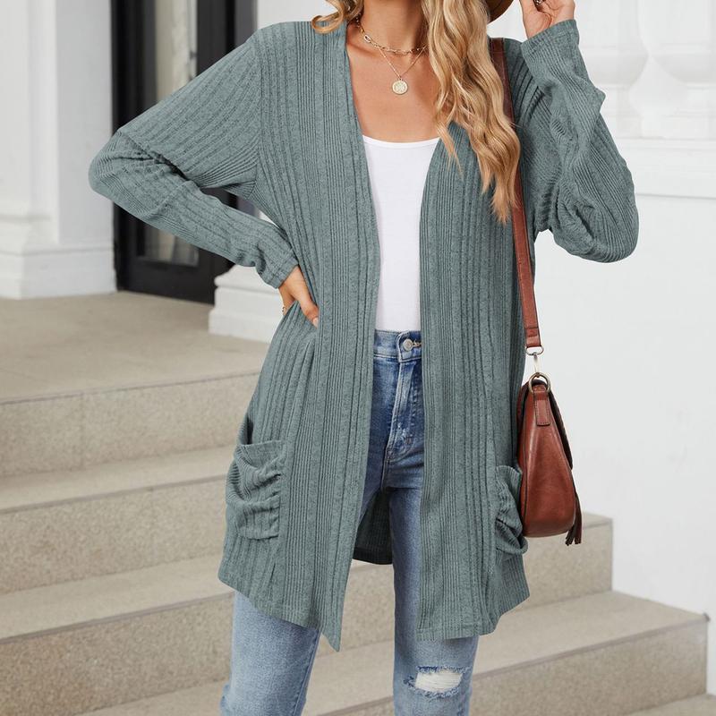 Women's Oversized Cardigan Sweaters Long Sleeve Lightweight Open Front ...