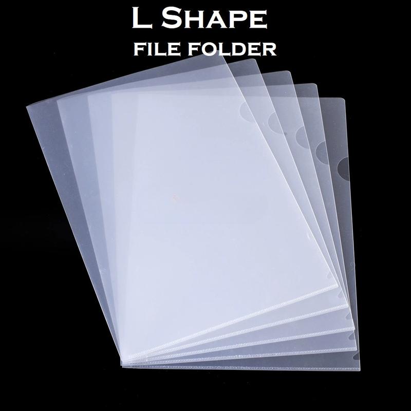 30pcs Extra Thick L Shape File Folder stationery paper storage folders ...