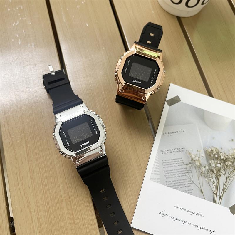 Square Electronic Watch, Square Watch, Black Technology, Cool Male and ...