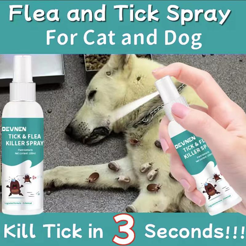 100ML Dog Spray for Flea and Tick Pet Anti Garapata, Pulgas and ...