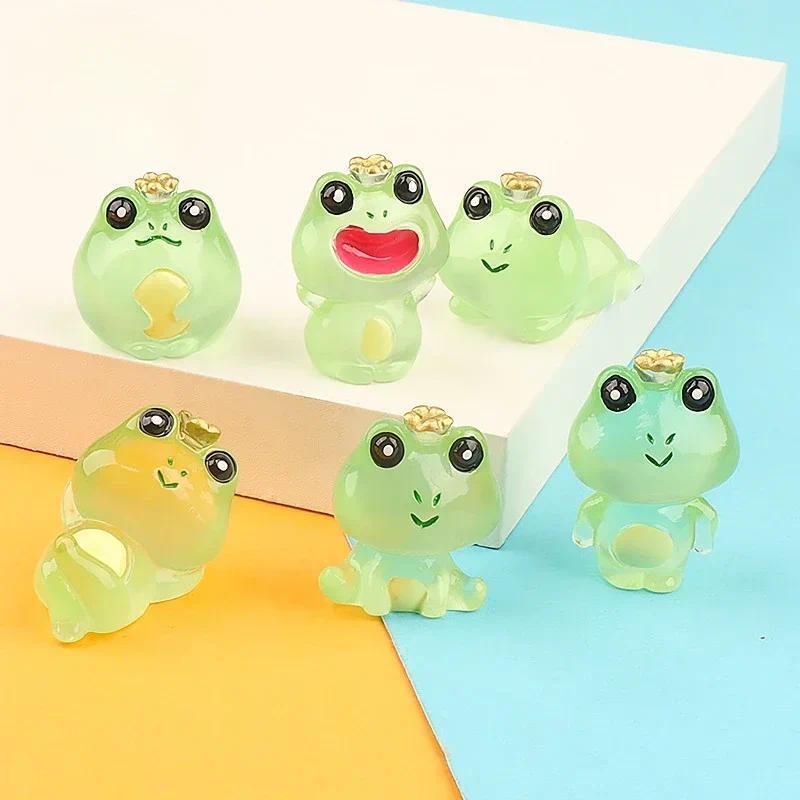 1pc Luminous Mini Frogs Fairy Garden Decoration Miniature Frog - TikTok ...