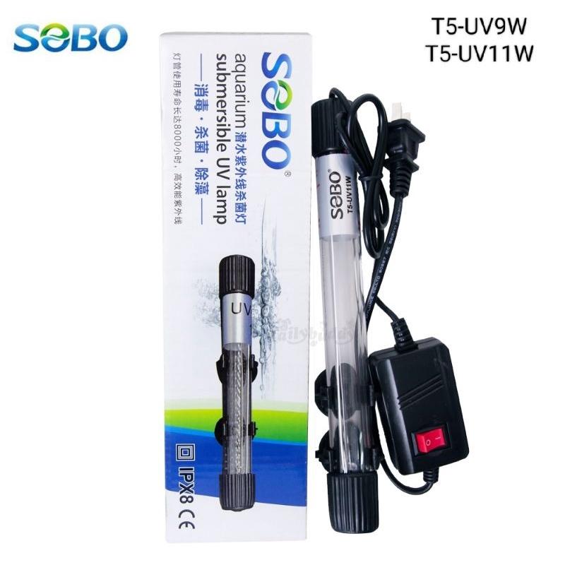 **READY STOCK** SOBO AQUARIUM SUBMERSIBLE UV LAMP T5-UV-11W & 9W fish ...