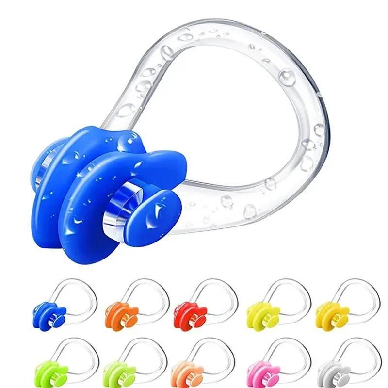 Swimming Nose Clip Reusable Soft Silicone Waterproof Nose Plugs ...