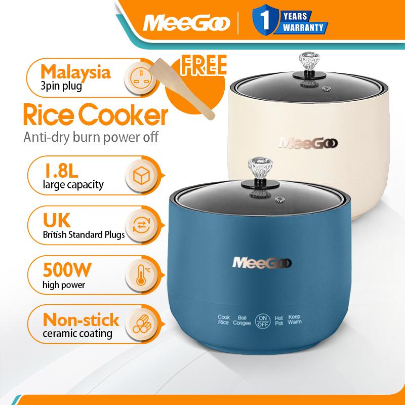 Periuk Nasi Pintar, Meegoo, Kapasiti 1.8L, Tidak Melekat, Periuk ...