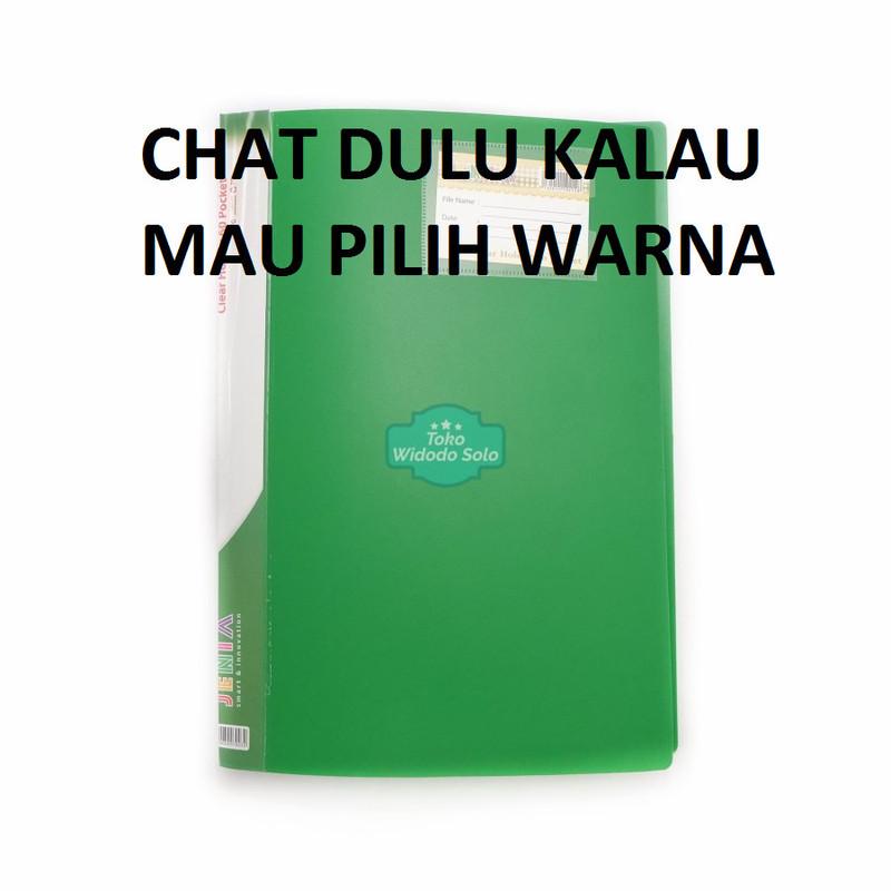 1 BUAH Map Clear Holder Folio 60 LEMBAR Clear Holder - Shop | Tokopedia