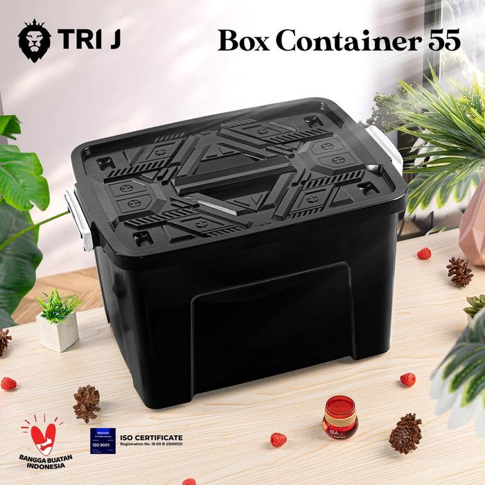 Jual BOX CONTAINER 55 LITER + RODA - Kontainer Box Plastik / Container ...