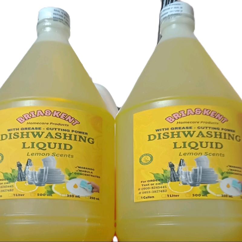 Bria&Kent Dishwashing Liquid (Lemon Scent)1 Gallon/3.2 Liter - TikTok ...