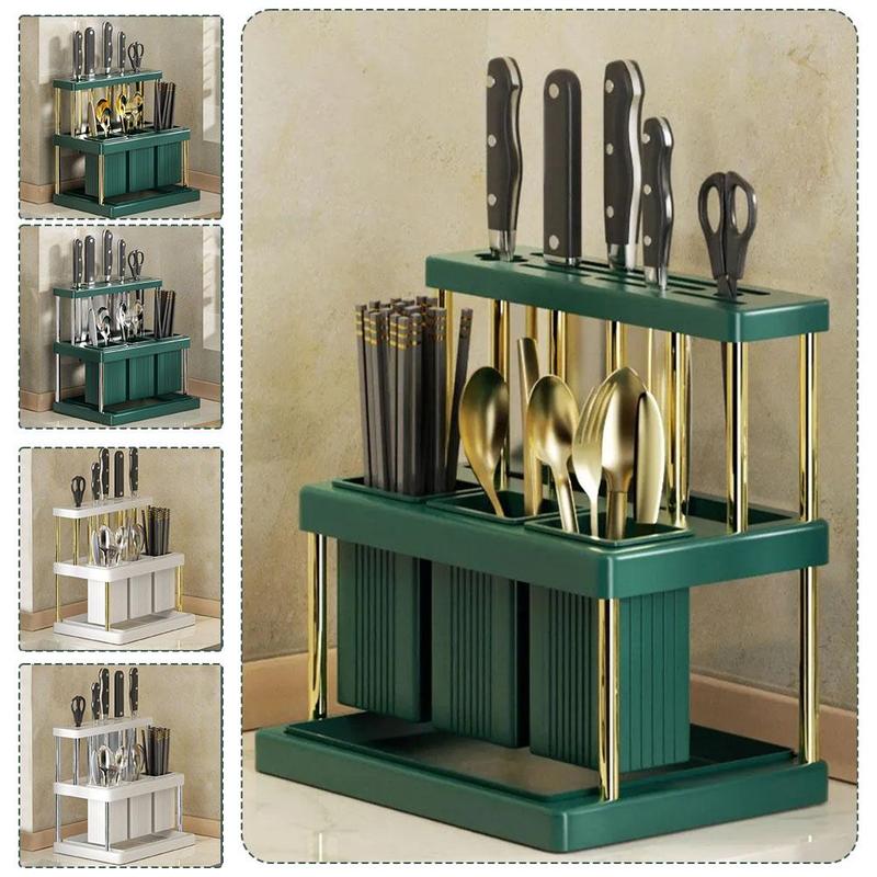 Integrated Multifunctional Chopstick Holder Stainless Kitchen Storage ...